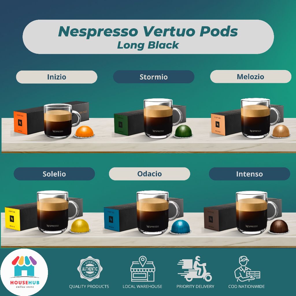 Nespresso Vertuo Coffee Capsule (Long Black) | Shopee Philippines