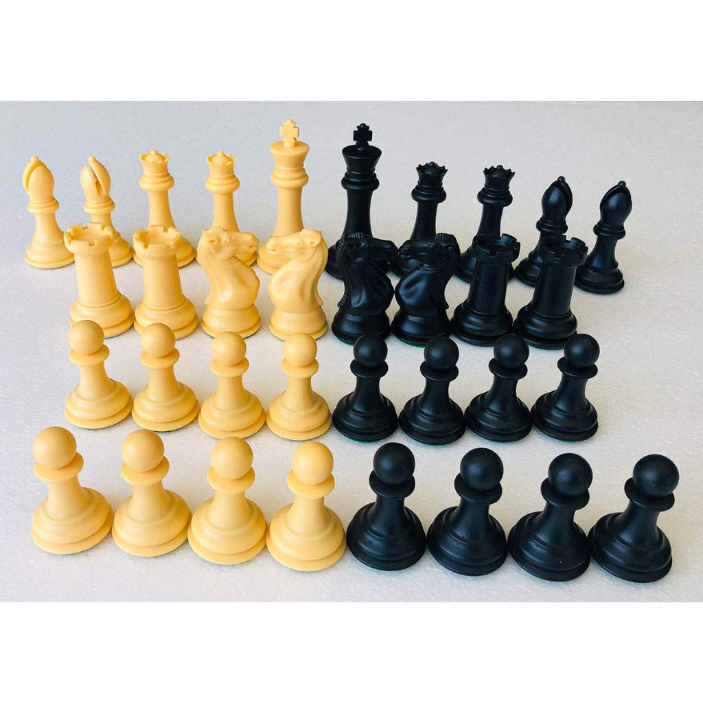 Chessmate ® • Staunton heavy chess set (pieces + mousepad board ...
