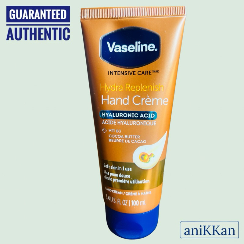Vaseline Intensive Care Hand Crème Hand Cream Hydra Replenish ...