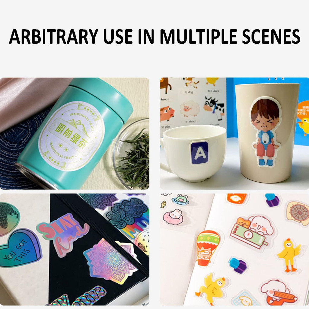 (FTL)/10 Sheets Printable Sticker Paper Sticker Paper A4 MATTE/GLOSSY ...