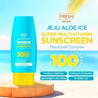 FRESH Jeju Aloe Ice 3 in 1 Niacinamide Super Multivitamin Sunscreen SPF ...