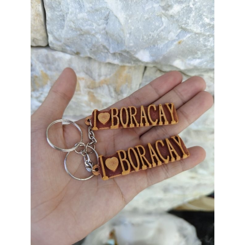 Boracay Keychains Souvenirs I love Boracay | Shopee Philippines