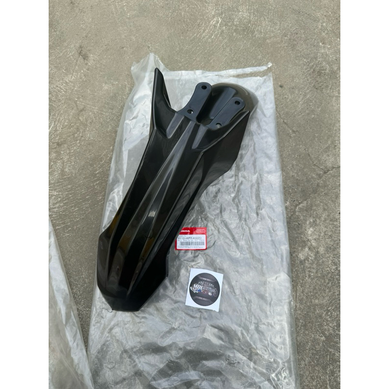 Honda xrm125 trinity front fender black(original) | Shopee Philippines