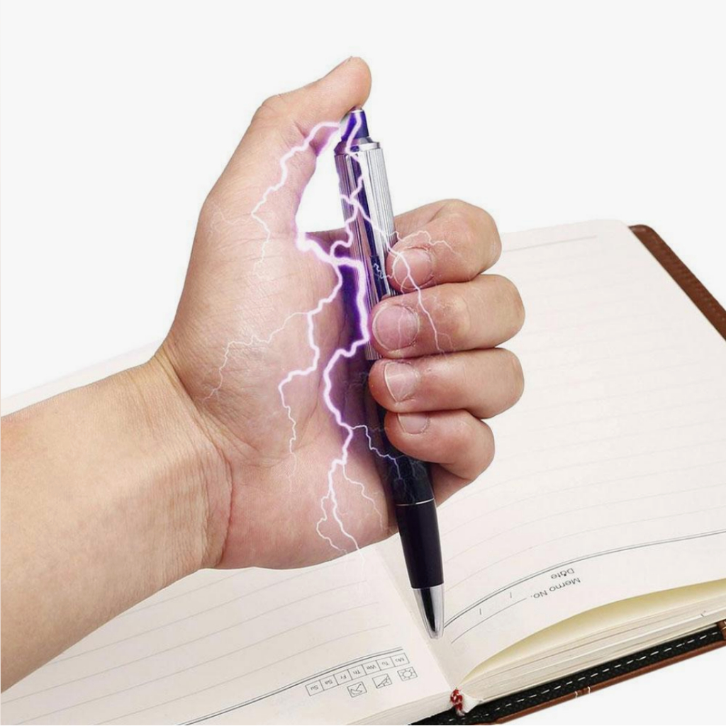 Electric Shock Pen Tricky Toy Novelty Giftqual Prank Shocking Pen ...