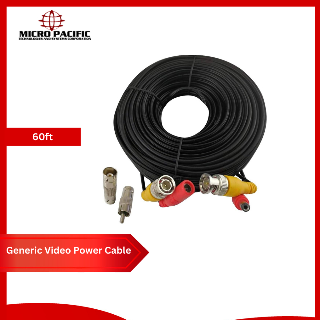 Generic Video Power Cable 60ft | Shopee Philippines