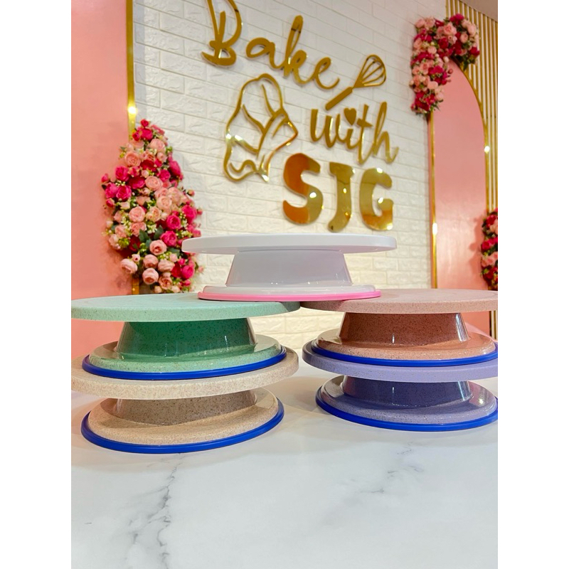 colored plastic turntable B cake turner | Shopee Philippines
