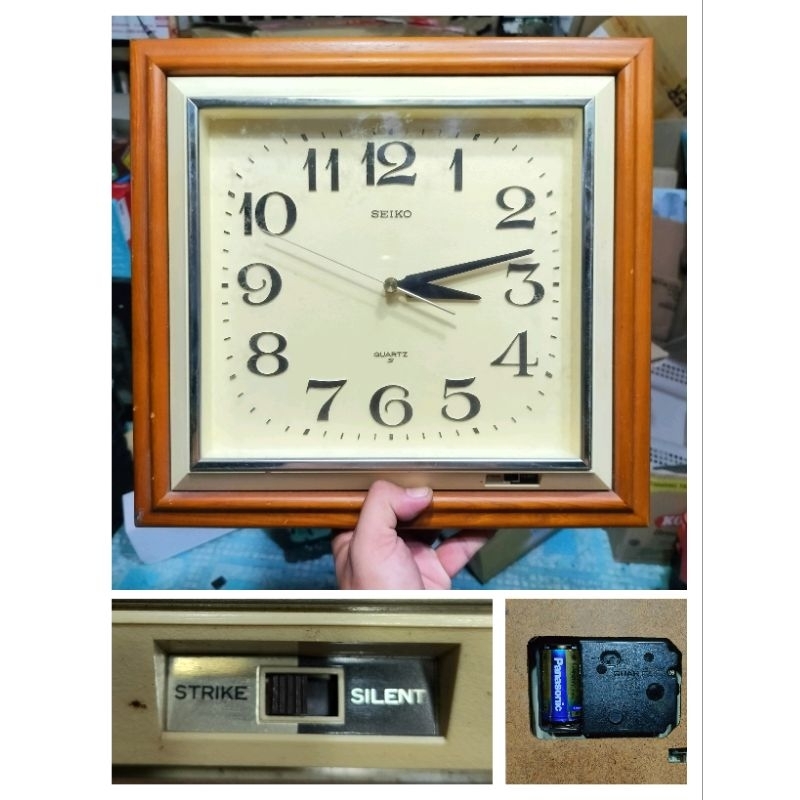 Wall Clock Wallclock Vintage Seiko Citizen Wallclock Branded Japan | Shopee Philippines