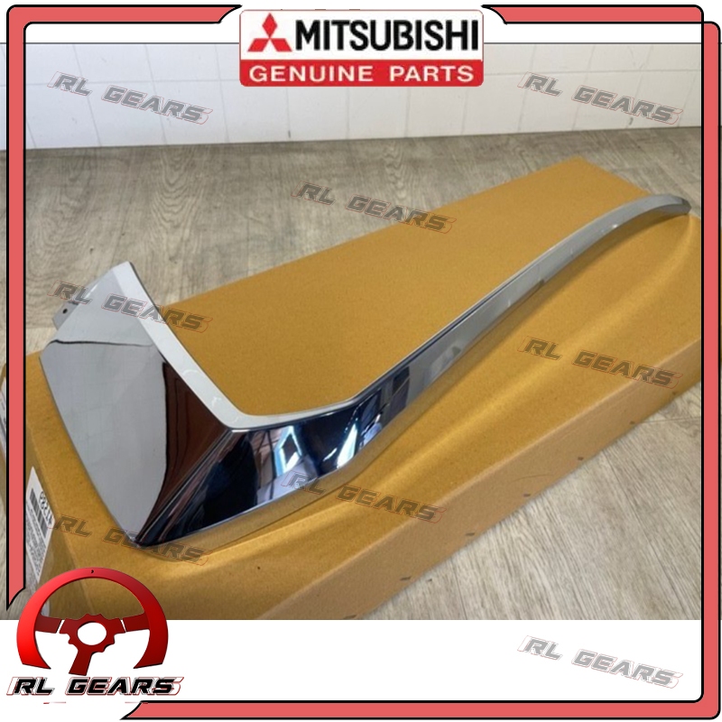 Genuine Mitsubishi Montero Front Bumper Garnish UPPER 2019-2024 Chrome ...