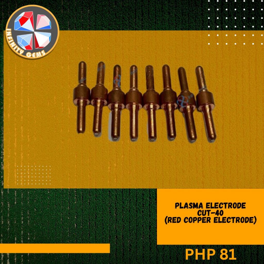 PLASMA ELECTRODE CUT-40 (RED COPPER ELECTRODE) | Shopee Philippines