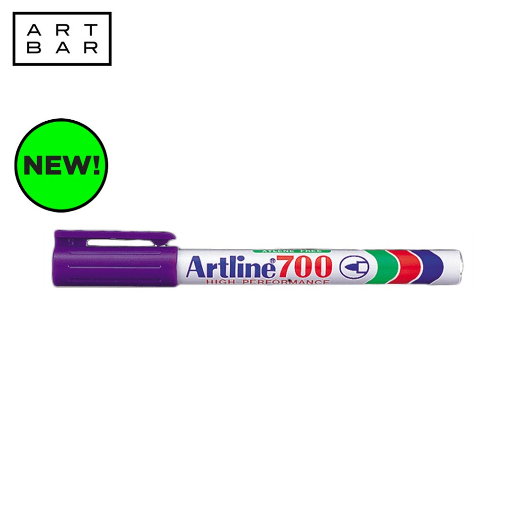 Artline Permanent Marker Ek700 Xf 0.7mm, Purple - Art Bar | Shopee ...