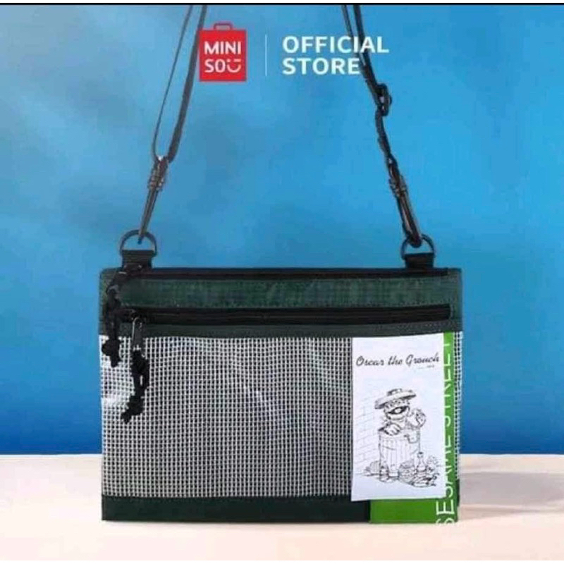 Miniso Sesame Street sling bag with designs | Shopee Philippines