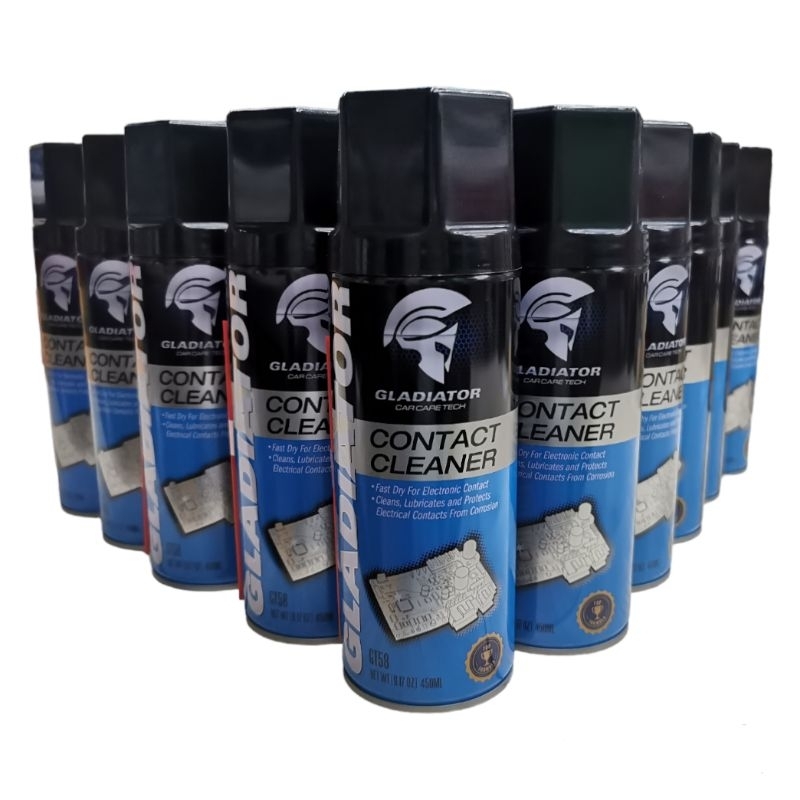 Gladiator Electronic Contact Cleaner 450ml (box of 24pcs) | Shopee ...