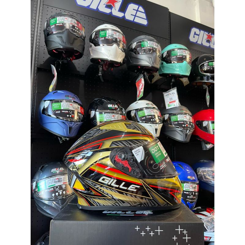 Gille GTS V1 Graphics Full Face Helmet | Shopee Philippines