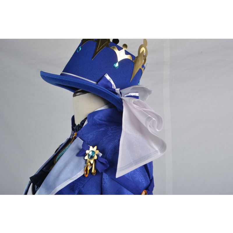 Furina Focalors Cosplay Costume Clothes Carnival Uniform Wig Halloween ...