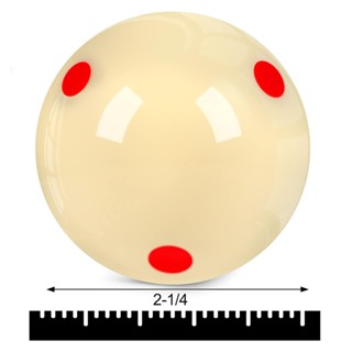 5.72cm Billiards Cue Ball Standard Six Red Dot Cue Balls Professional ...