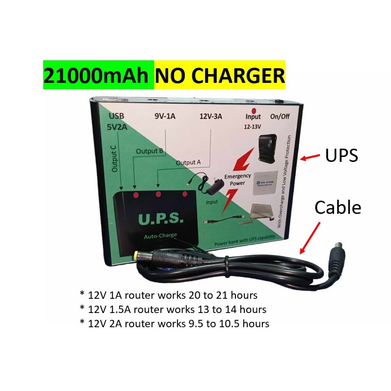 Uninterruptible Power Supply (UPS) for Routers (PLDT, Converge, Sky ...