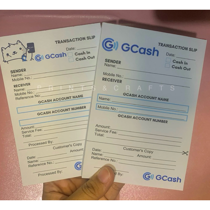 Gcash/Paymaya Transaction slip | Shopee Philippines