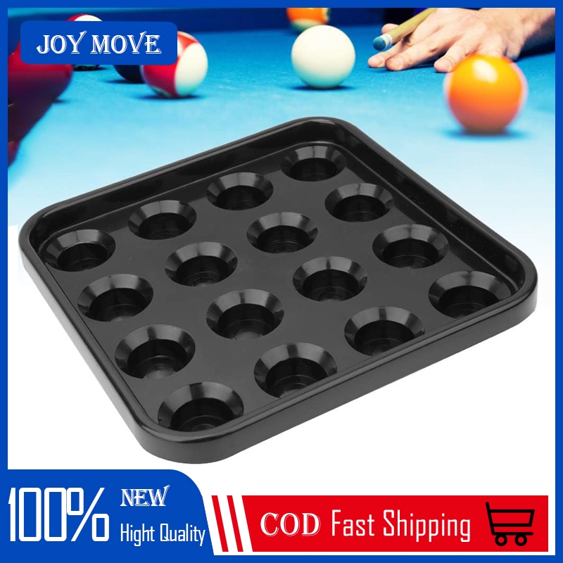 16 Holes Billiard Ball Tray Plastic Pool Snooker Billiard Ball Holder ...