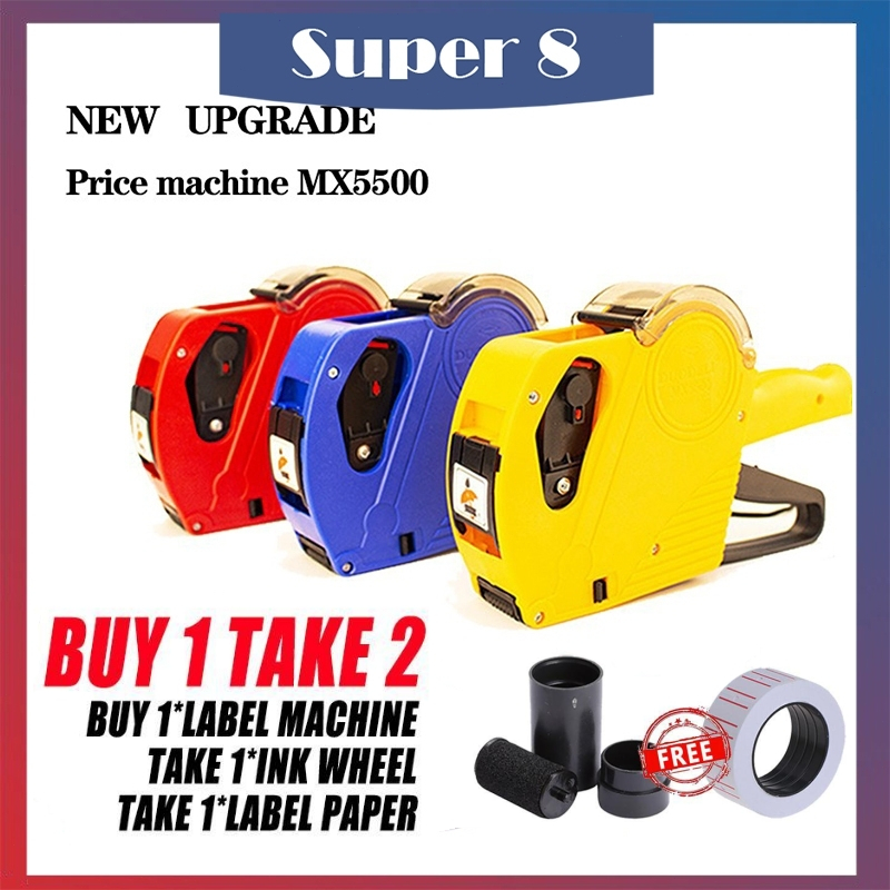 Price Tag Gun Crown MX-5500 Price Labeller With Labels Introductory ...