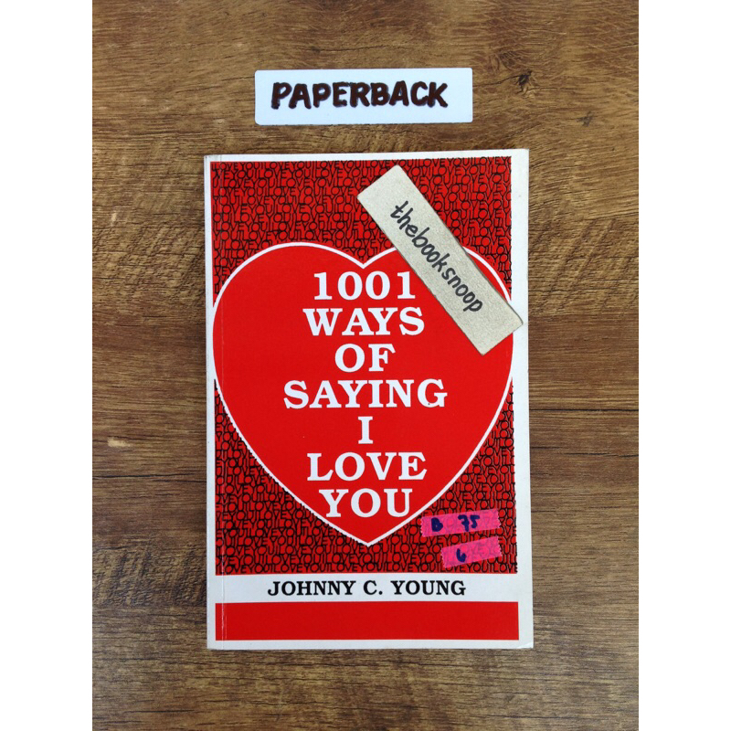 1001 Ways of Saying I Love You by Johnny Young relationship | Shopee ...