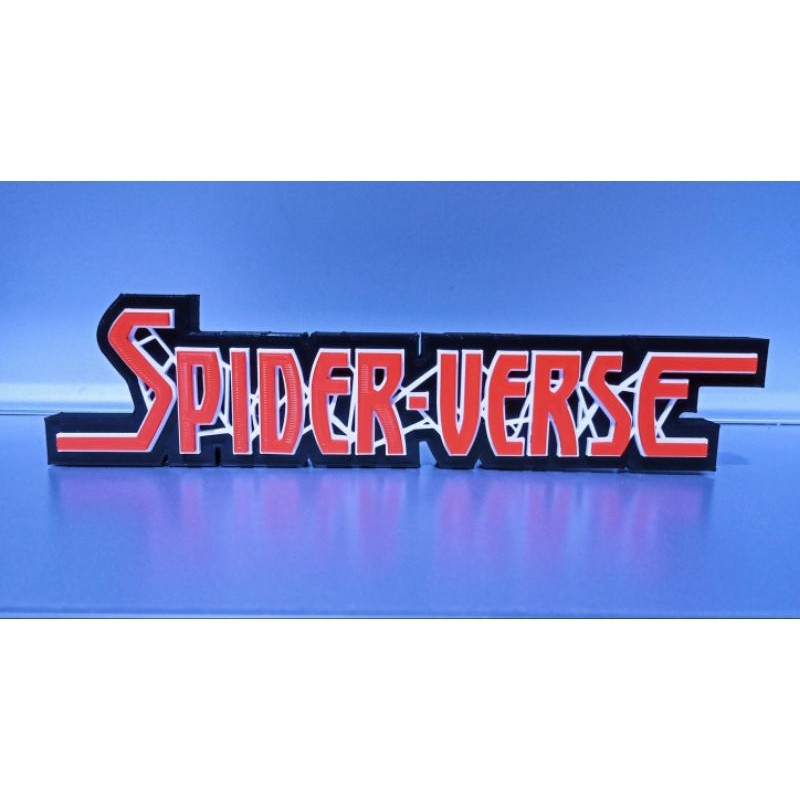 3d Printed Logo- Spider Verse For Spiderman Collectible Action Figures ...