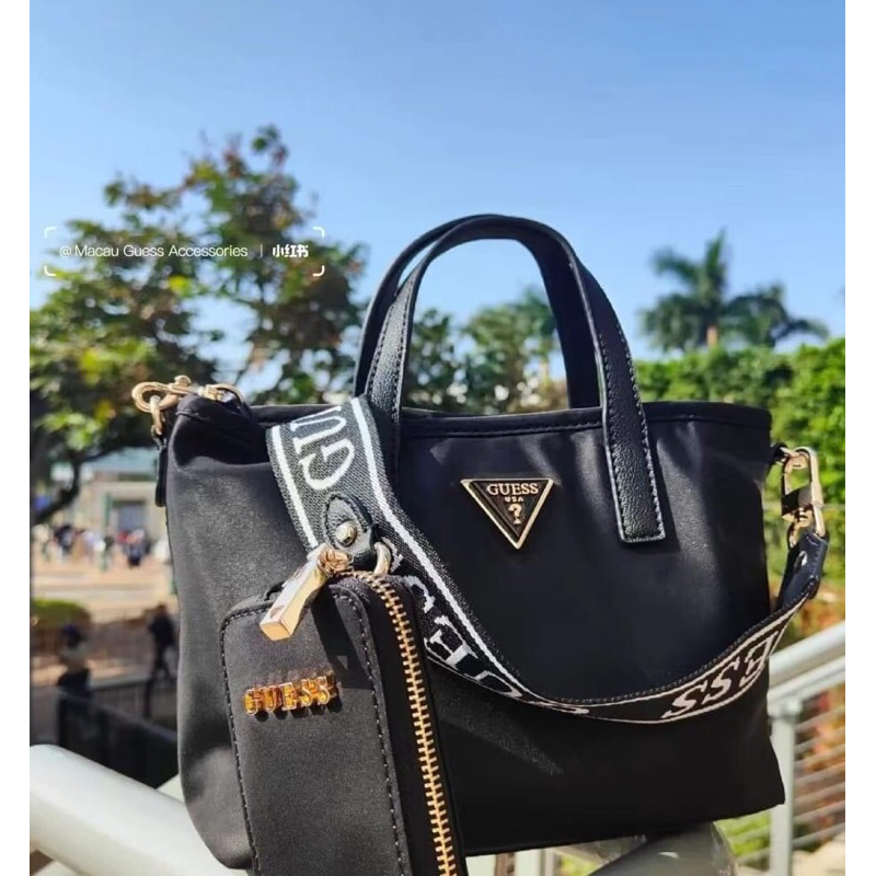 ROSEGEN GUESS 2in1 HANDBAG WITH SLING | Shopee Philippines