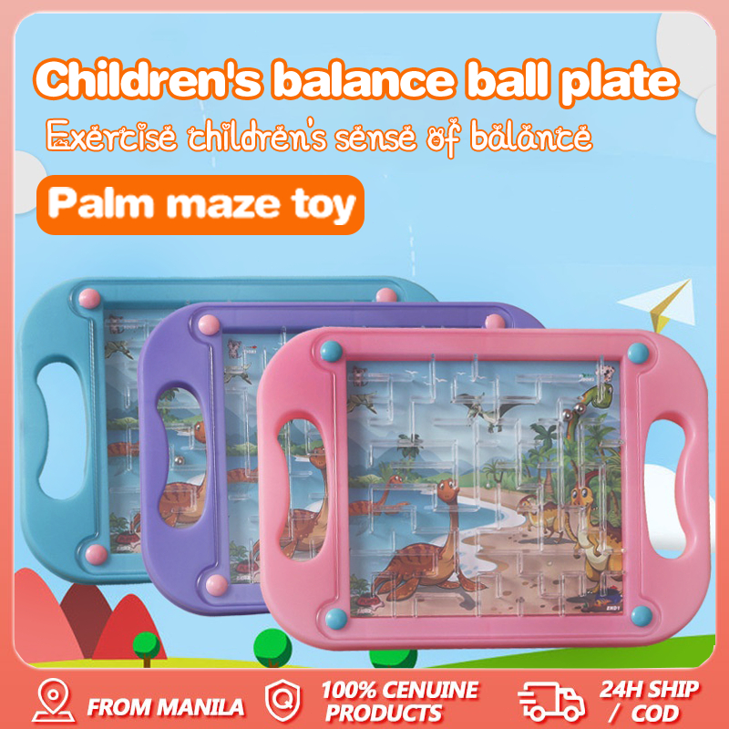 Mini Balance Maze Palm Ball Maze Roller Toys Children's Memory Sequence ...