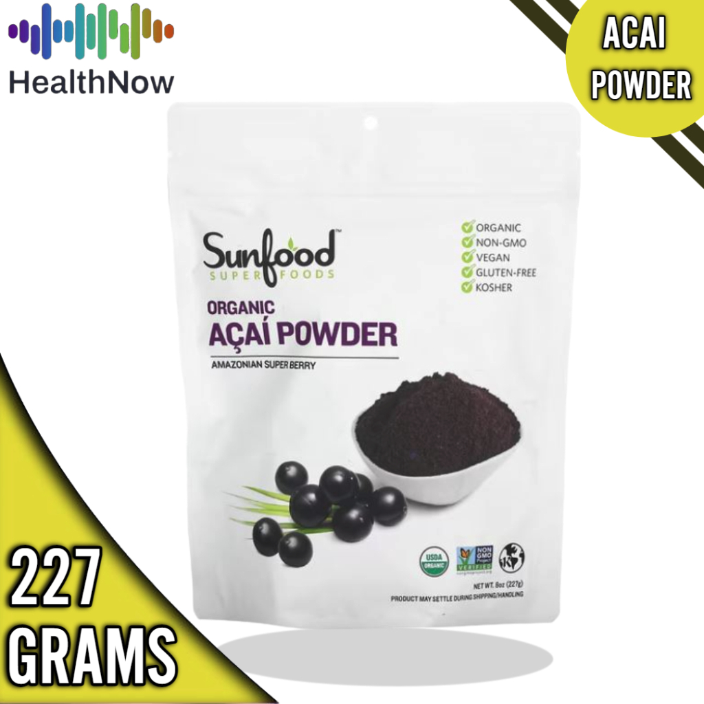 Sunfood Organic Acai Powder 8 oz 227 g | Shopee Philippines