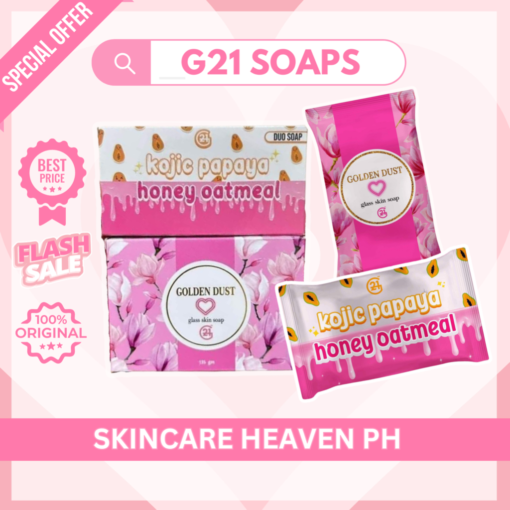G21 Golden Dust | Kojic Oatmeal Whitening Soap | Shopee Philippines