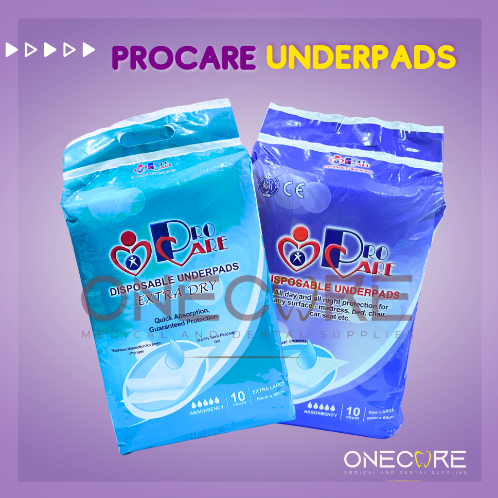 Procare Underpads [10's Per Pack] | Shopee Philippines