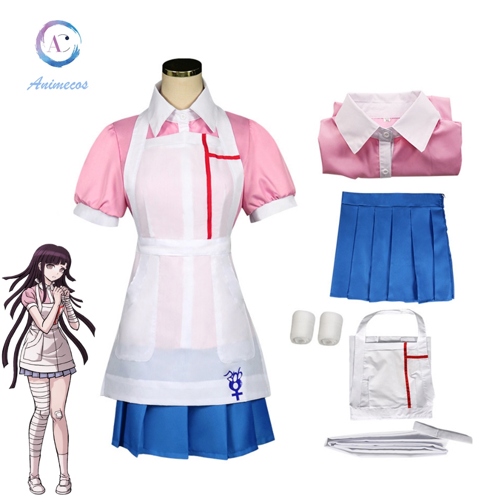 Game Danganronpa 2 Mikan Tsumiki Cosplay Costume Cosplay Mikan Cosplay ...