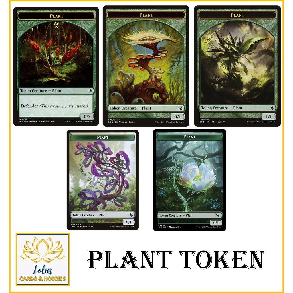 Magic the Gathering | Plant Token | Shopee Philippines