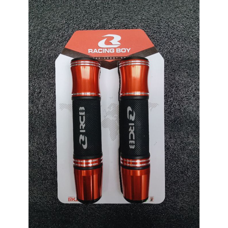 RACING BOY HANDLE GRIP AHG09 (ORANGE) | Shopee Philippines