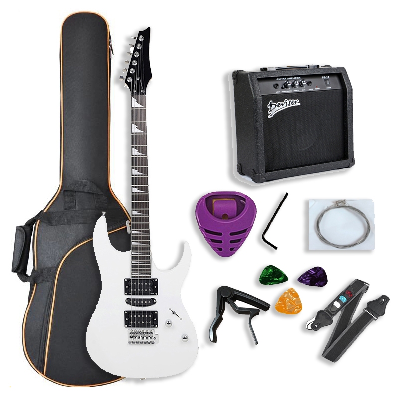 KAWES Double Rocker Electric Guitar Professional Metal Electric Guitar ...