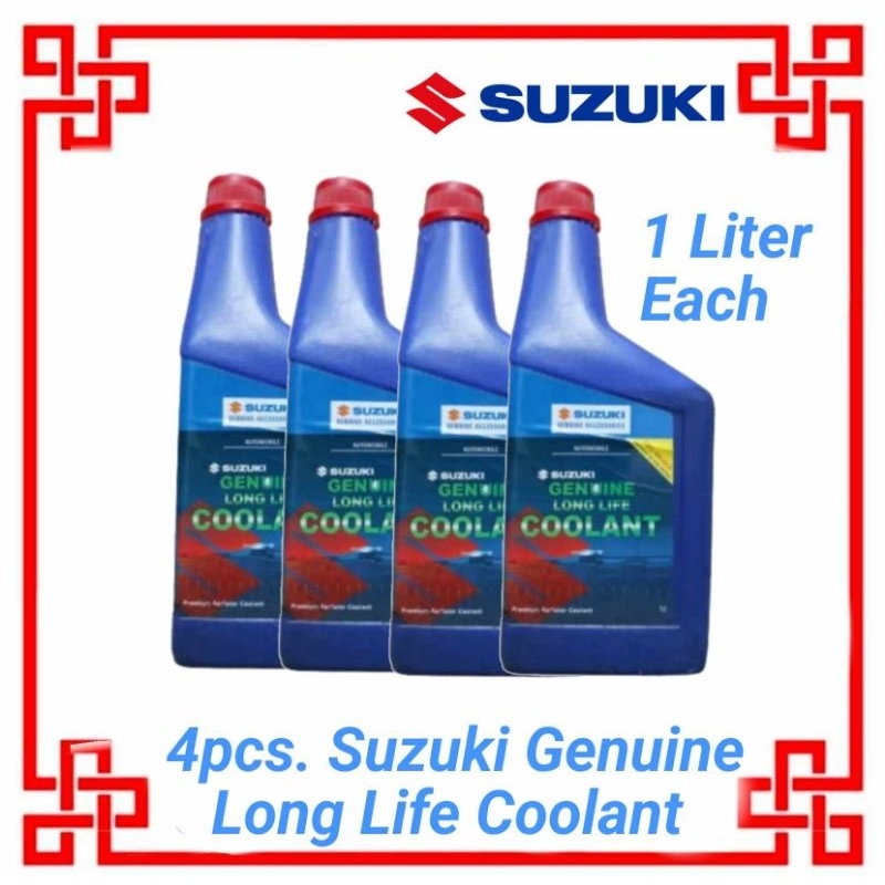 Suzuki Genuine Long Life Coolant set of 4 Liters | Shopee Philippines
