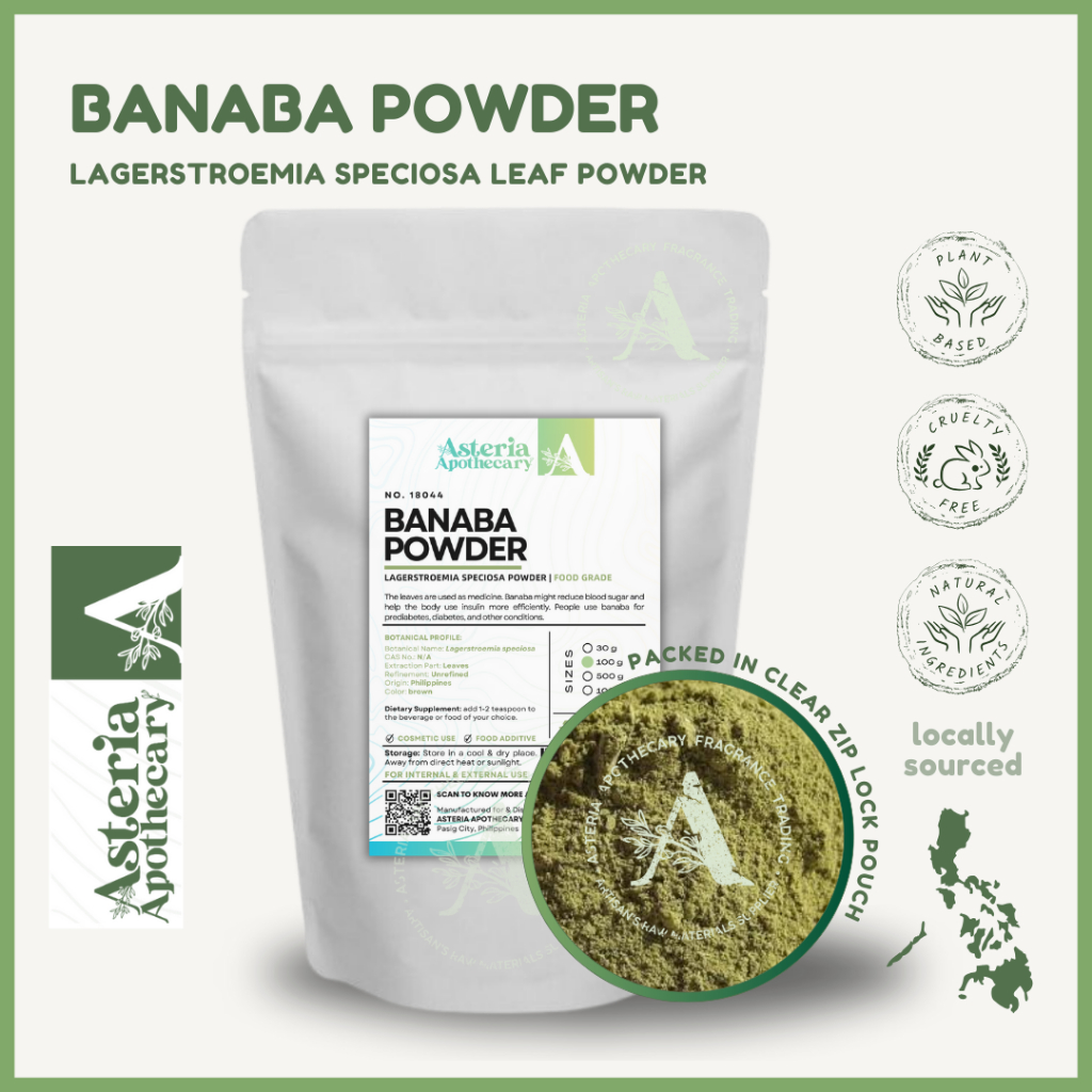 Banaba Leaf Powder 500g & 1Kg - Asteria Apothecary | Shopee Philippines