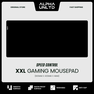 Alpha Unltd Gaming Mousepad XXL |(900x400x4mm) | Standard (Speed ...