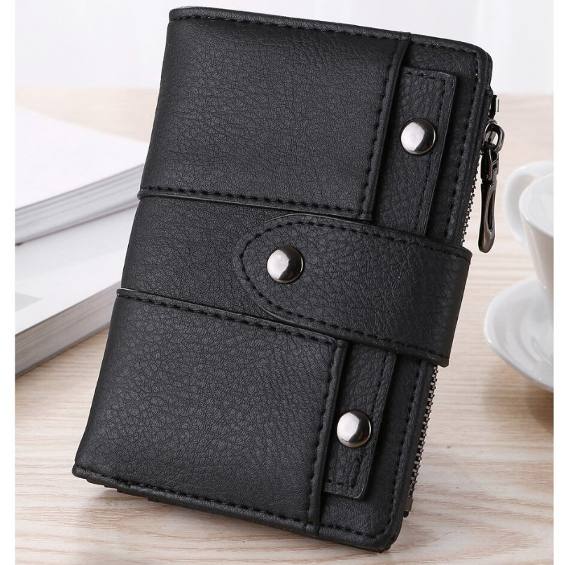 Women's wallet short Korean version trend student wallet personality ...