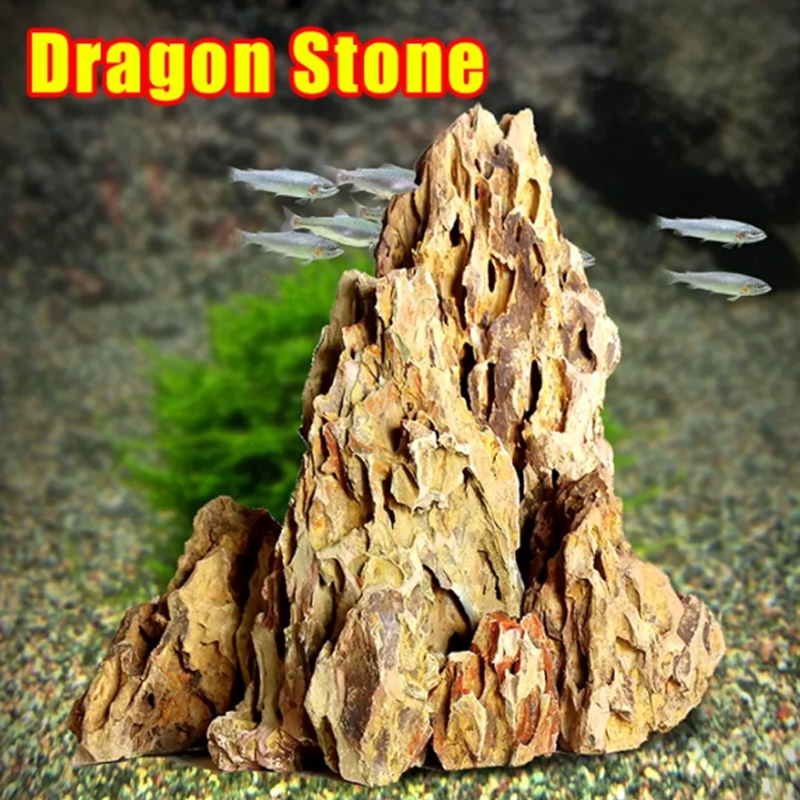 Natural Dragon Stone Aquascaping Ohko Stone Rock for Aquariums ...