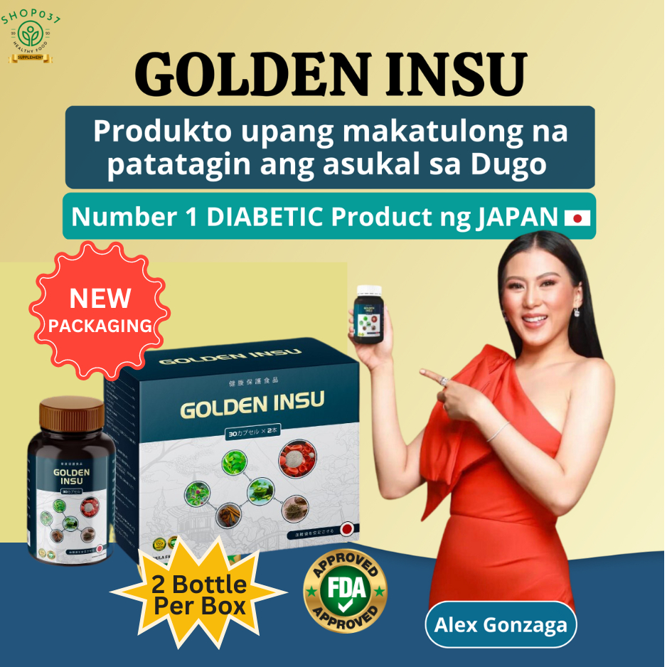 Shop037 Golden Insu for Diabetes, Lowering Blood Sugar 60 Capsule/Box ...