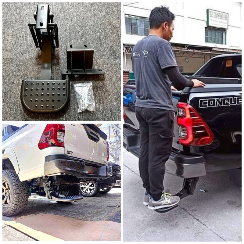 Toyota Hilux J E G Revo Conquest GRS 2016 - 2025 Rear Stepboard T Step ...