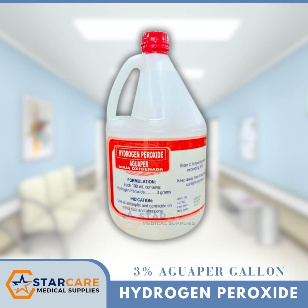 Hydrogen Peroxide AGUAPER 3% Gallon | Shopee Philippines