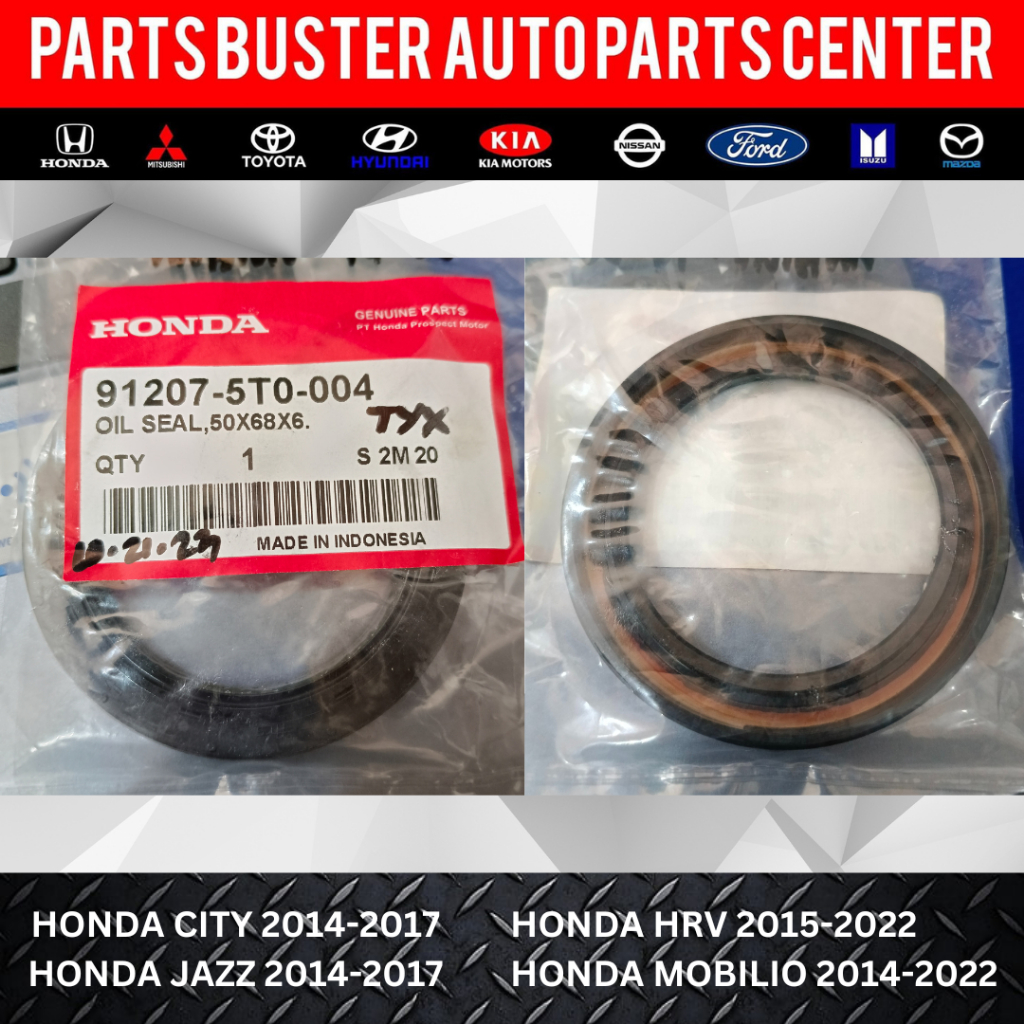 Genuine Torque Converter Oil Seal for Honda City, Jazz, HRV, Mobilio ...