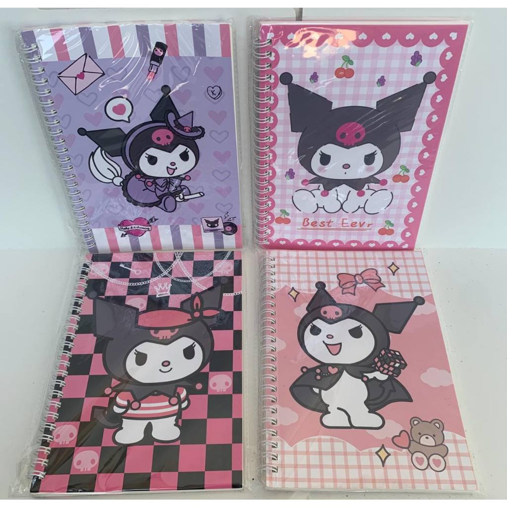 TYK Kuromi / HK spiral 60pages notebooks | Shopee Philippines