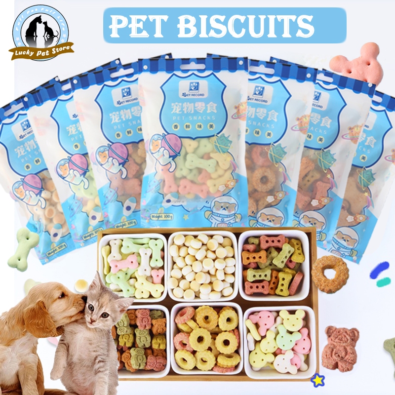 【100G】Pet Biscuit Dog Treats Delicious Pet cookies Dog Snack Dog ...