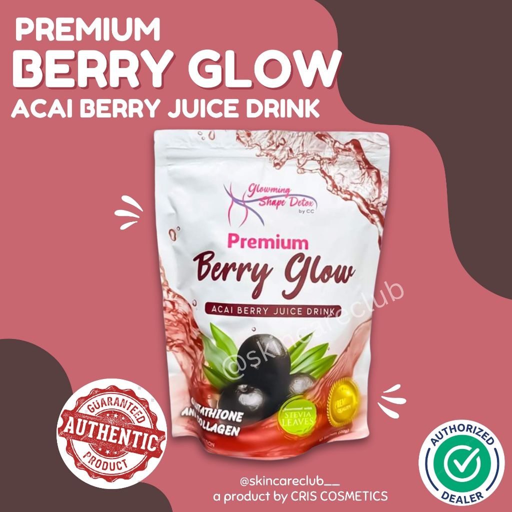 PREMIUM BERRY GLOW ACAI BERRY GLOW DETOX JUICE DRINK | Shopee Philippines