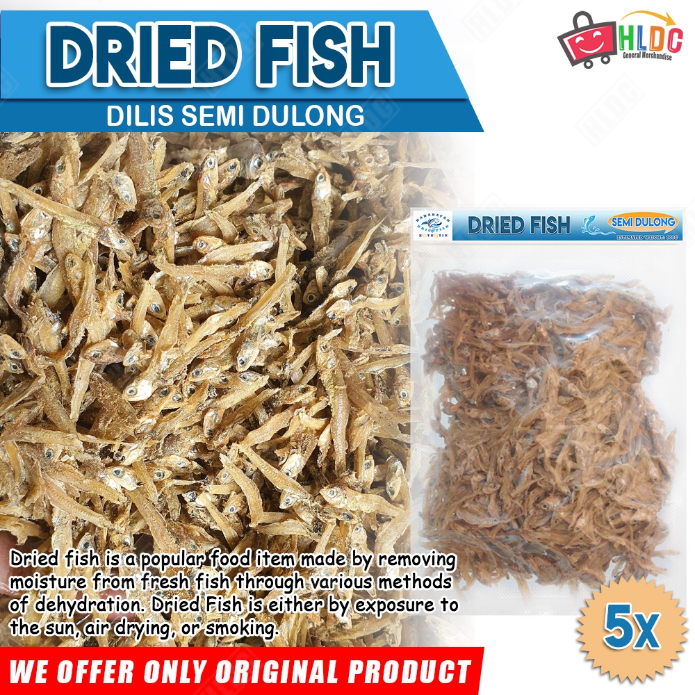 SEMI DULONG DILIS ( 500g /1kg ) - Dried Fish, Dried Anchovies, Gourmet ...