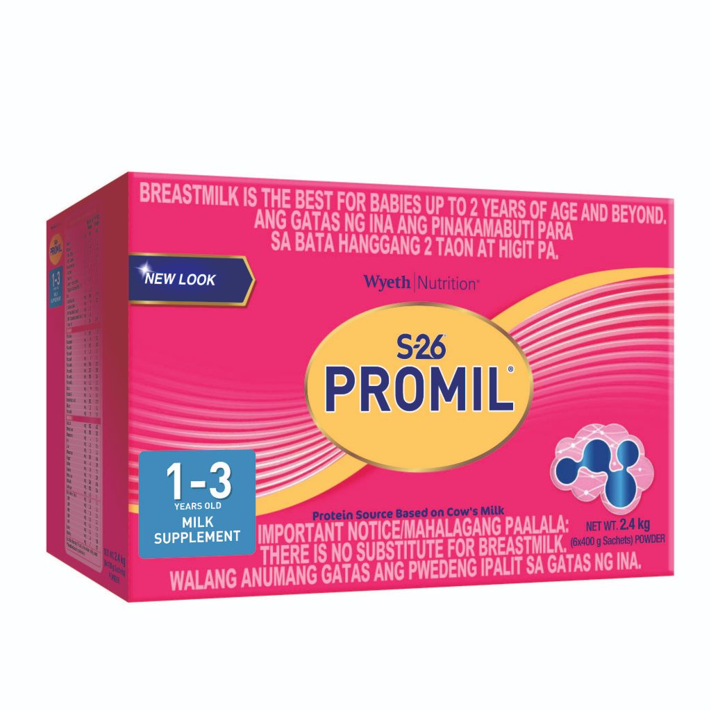 S-26 PROMIL THREE Milk Supplement 1-3 Years Old Box 2.4kg | Shopee ...