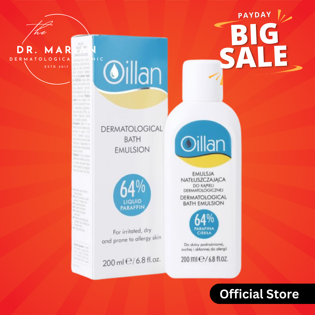 Oillan Dermatologic Bath Emulsion (200 ml) | Shopee Philippines
