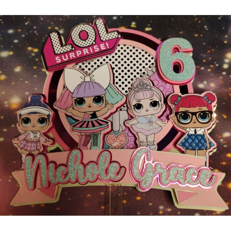 LOL Customized Cake Topper | Shopee Philippines